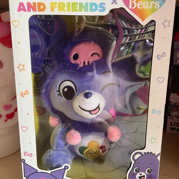 Care Bears | Accents | Care Bears Kuromi Plush With Rainbow Details ...